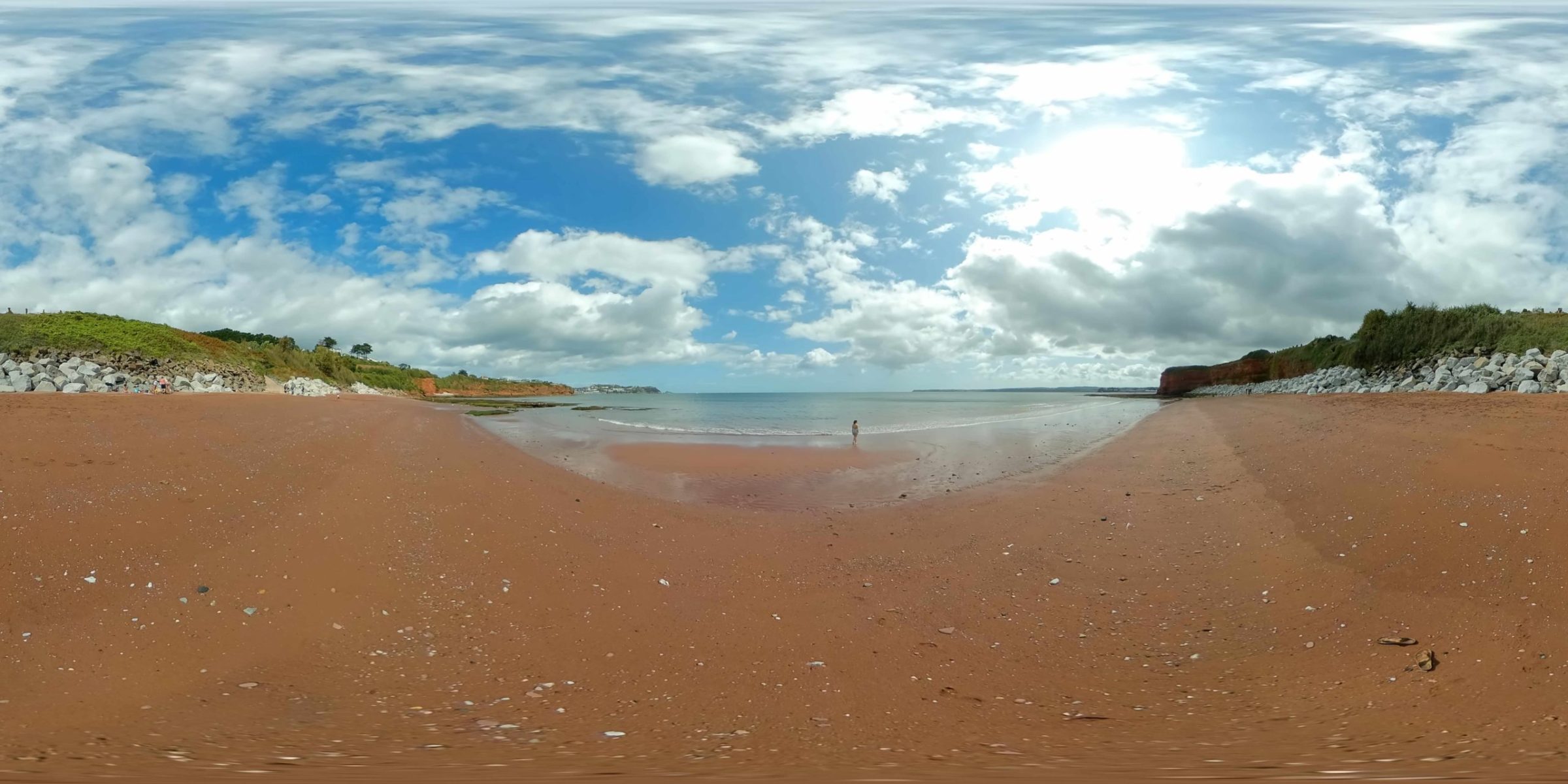Hollicombe Beach in 360º - Ash Blagdon 360º Photography