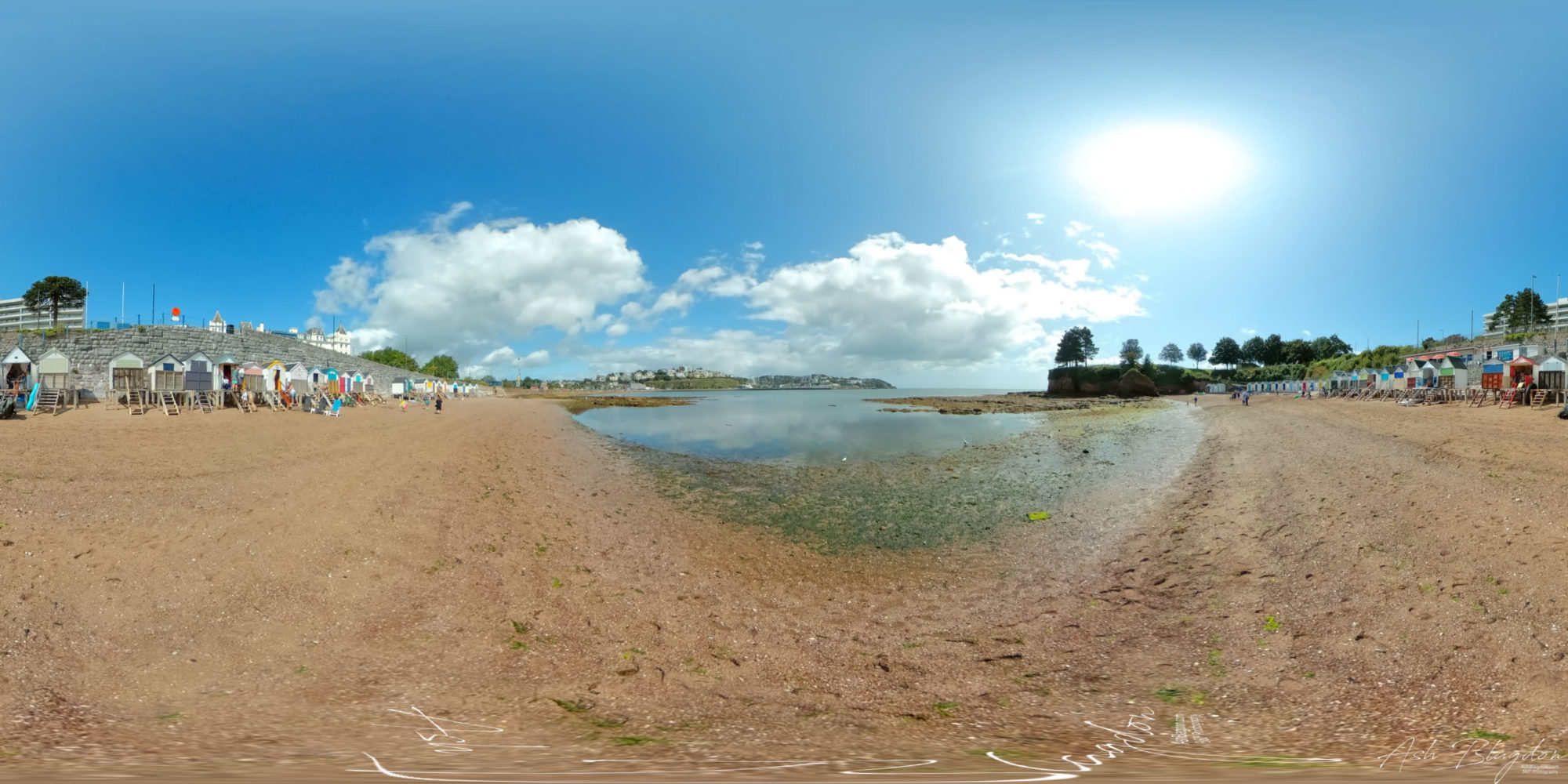 Corbyn Head Beach in 360º - Ash Blagdon 360º Photography