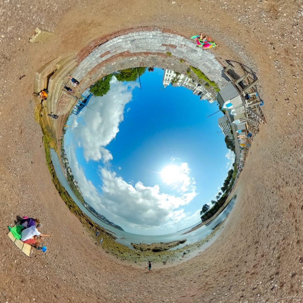 Corbyn Head Beach in 360º - Ash Blagdon 360º Photography