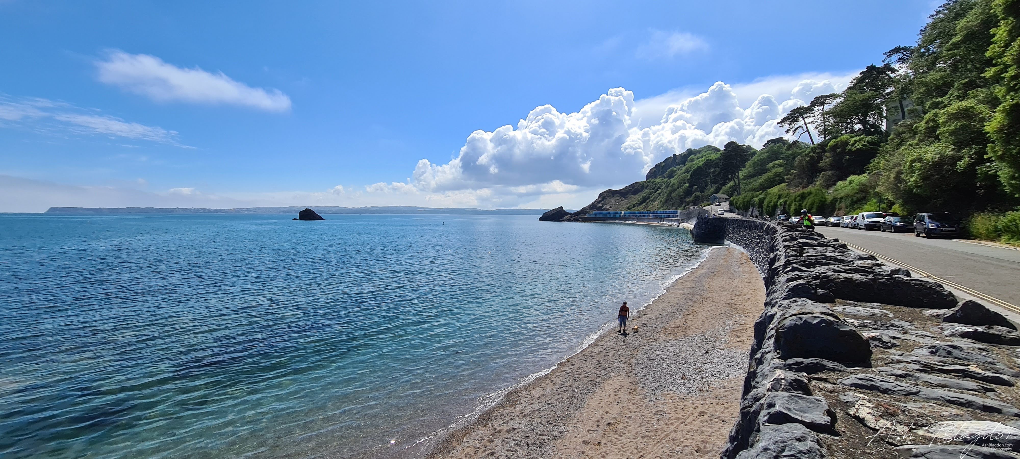 Meadfoot Beach in 360º - Ash Blagdon 360º Photography