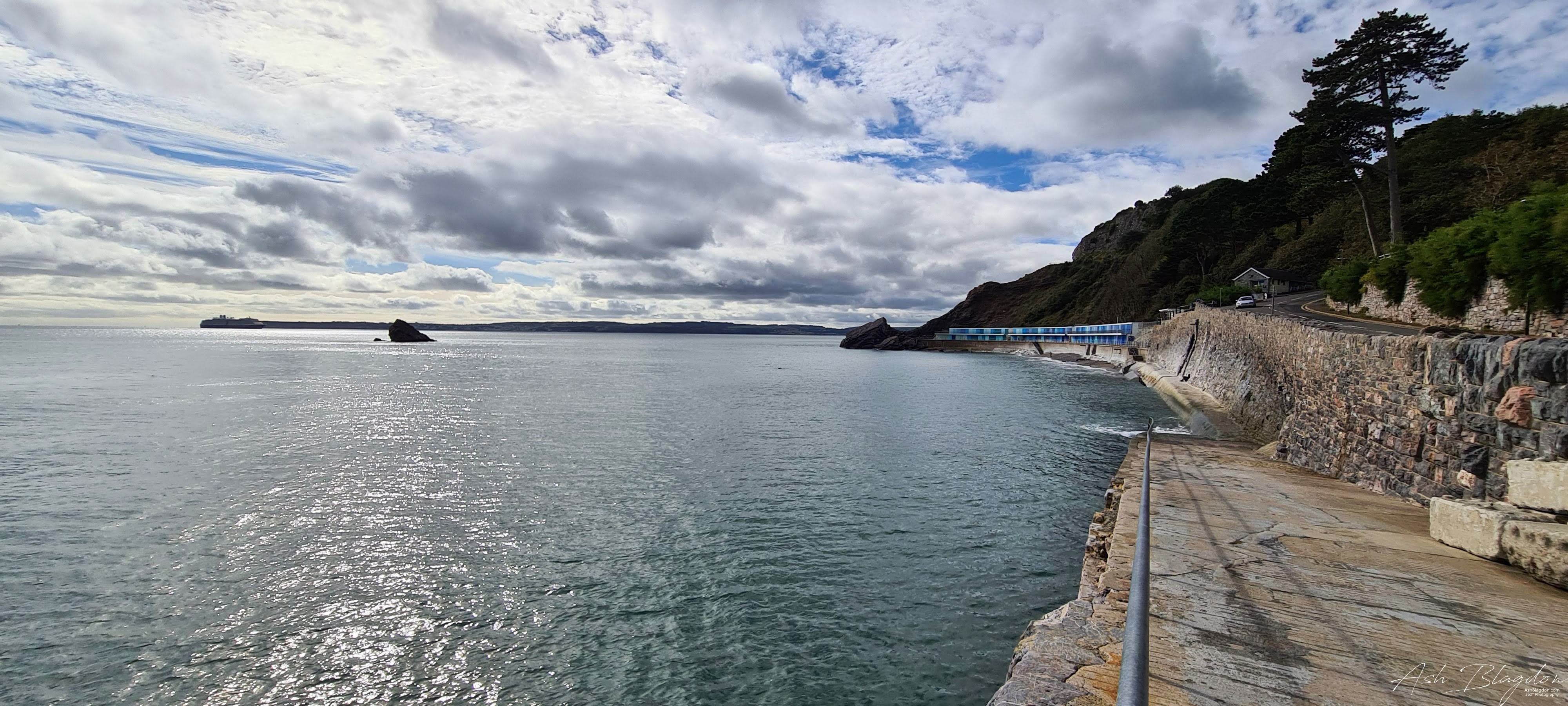 Meadfoot Beach in 360º - Ash Blagdon 360º Photography